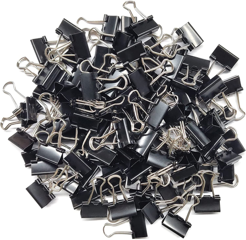 Ykimok 120Pcs Mini Binder Clips, 5/8 inch(15mm), Paper Clamps Micro ...