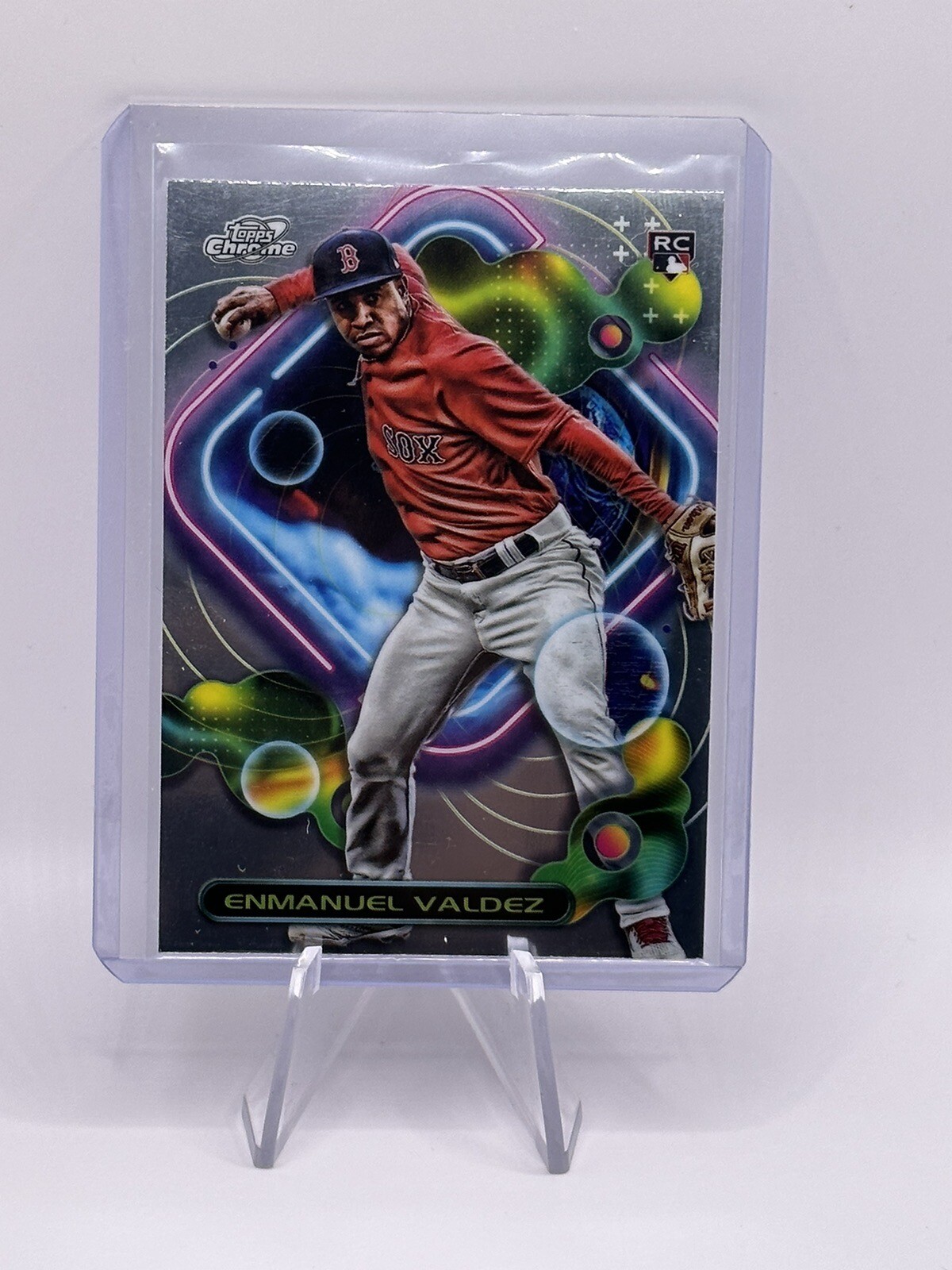 2023 Topps Cosmic Chrome Emmanuel Valdez RC Rookie Boston Red Sox #195 ...