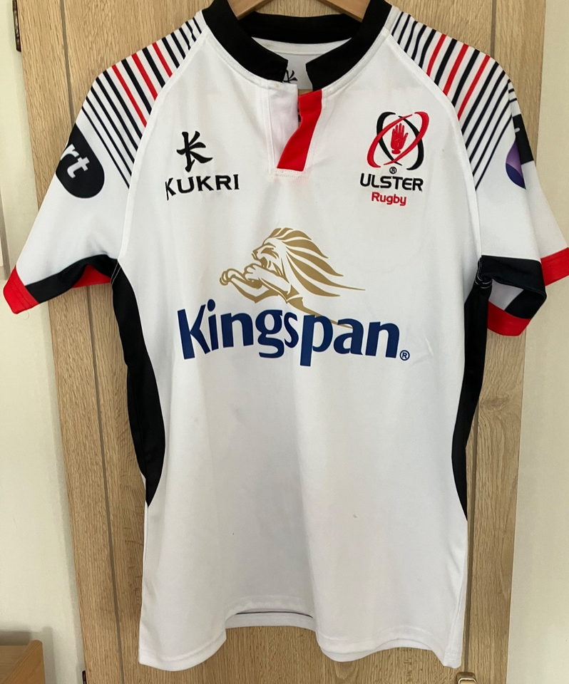 Ulster Rugby Home Shirt by Kukri M fit 40 “ 2017/ 2018 pit to pit 21 ...