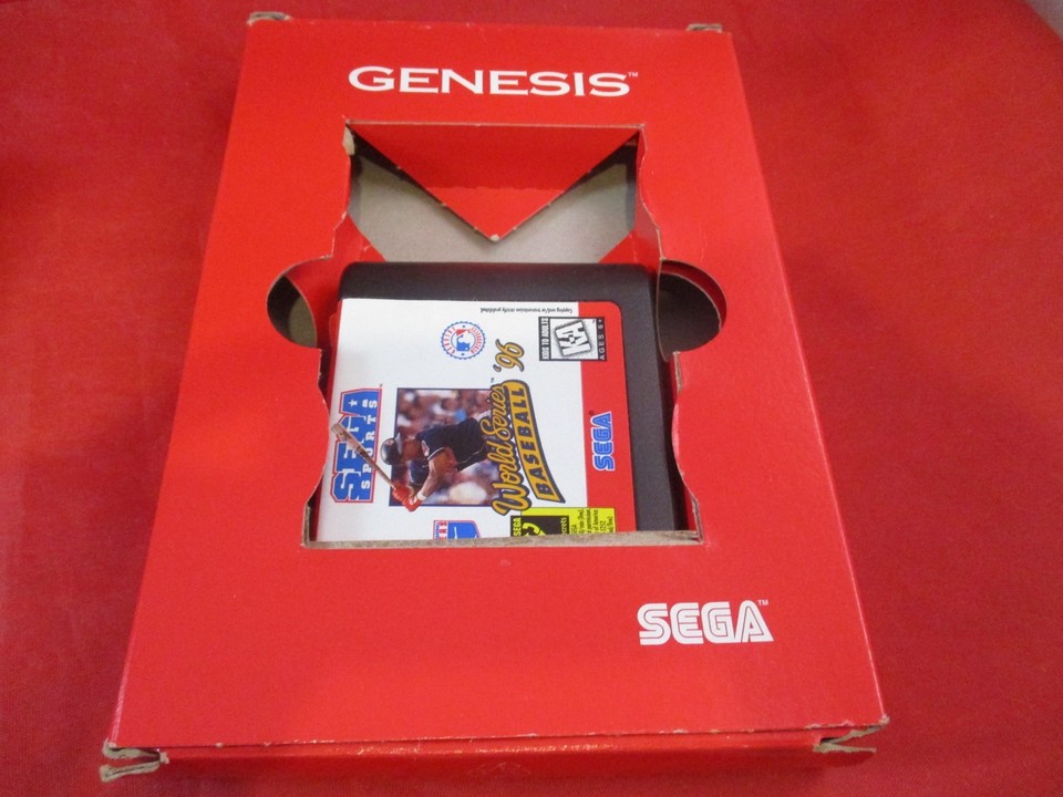 World Series Baseball '96 (Sega Genesis) COMPLETE w/ Box manual game ...