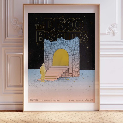 The Disco Biscuits 2025 Tour Concert Poster Sci-Fi Psychedelic Art ...