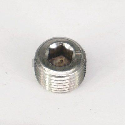 M18x1.5mm Male SS304 Countersunk End Plug Internal Hex Head Socket Pipe ...