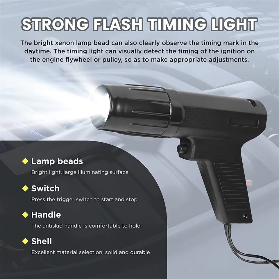 12V Professional Ignition Engine Light Strobe Lamp Inductive Petrol ...