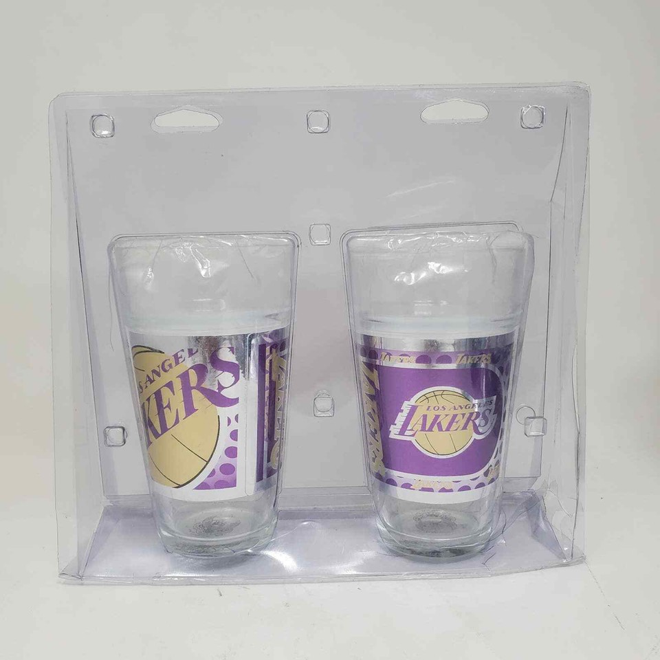 NBA Los Angeles Lakers Two-Piece 16oz. Pint Glass Set | eBay