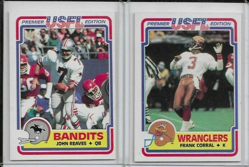 Usfl Football Cards