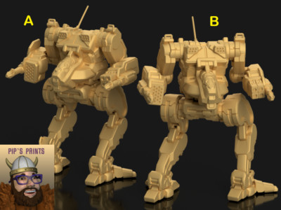 SCR-Prime Stormcrow aka "Ryoken" Mech For Battletech CGL Scale Syllogy ...
