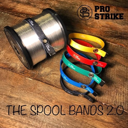 The Spool Bands (Set of 5) Fishing Line Spool Control Band, Adjustable ...