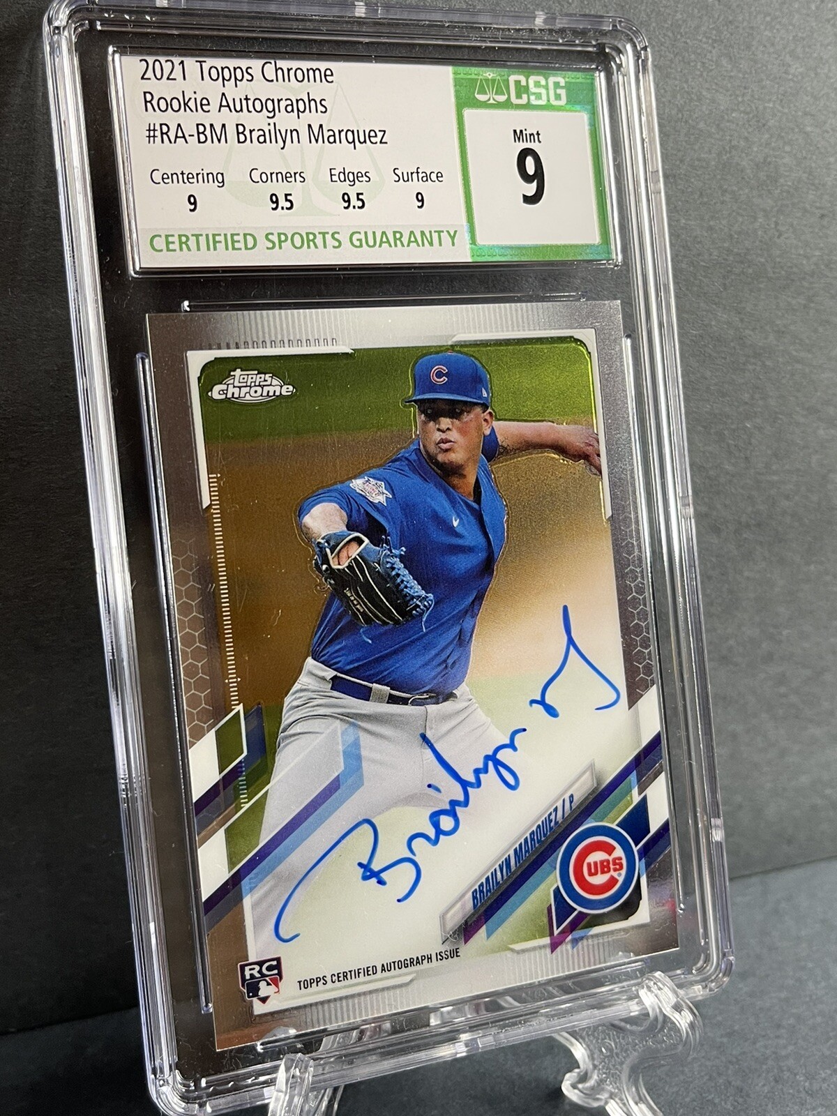 2021 Topps Chrome - Rookie Autographs #RA-BM Brailyn Marquez (AU, RC) for sale online | eBay