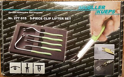 Mueller Kueps 5 piece Clip Lifter Tool Set for Plastic Clips ...