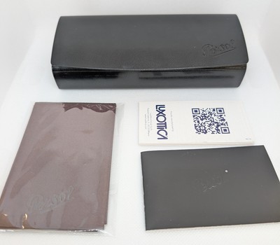 Persol NEW Case Sunglasses Eyewear Box ORIGINAL Luxottica Italy Black ...