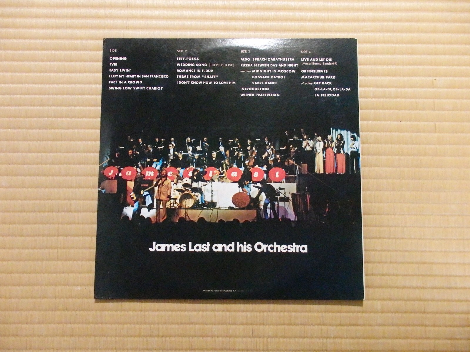 James Last And His Orchestra – James Last Live MP 9472/3 Japan Booklet ...