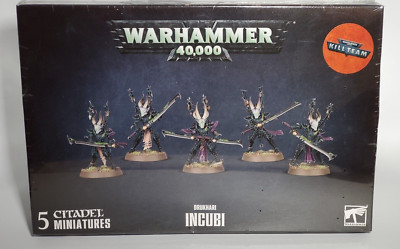 NIB Games Workshop Warhammer 40K Drukhari Incubi Squadron (5 Miniatures ...