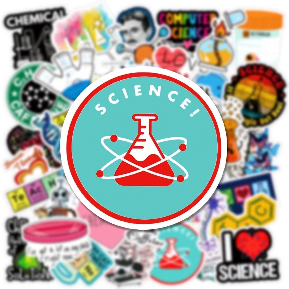 20 Random Science Education Themed Stickers Decals Laptop Yeti Car Free ...