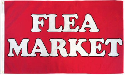 Flea Market Flag 3x5ft Business Flag Advertising Sign 100D W/ GROMMETS ...