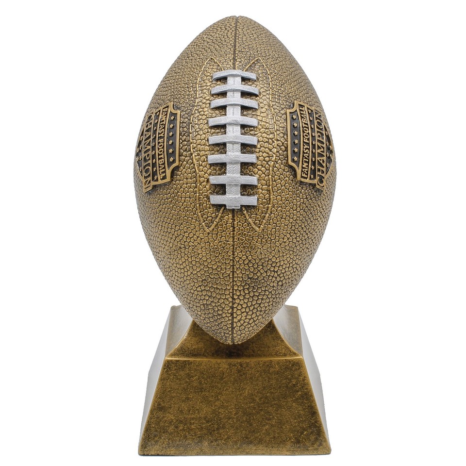 Custom Engraved Fantasy Football Champion Trophy, Gold – 6 or 12 Inch ...