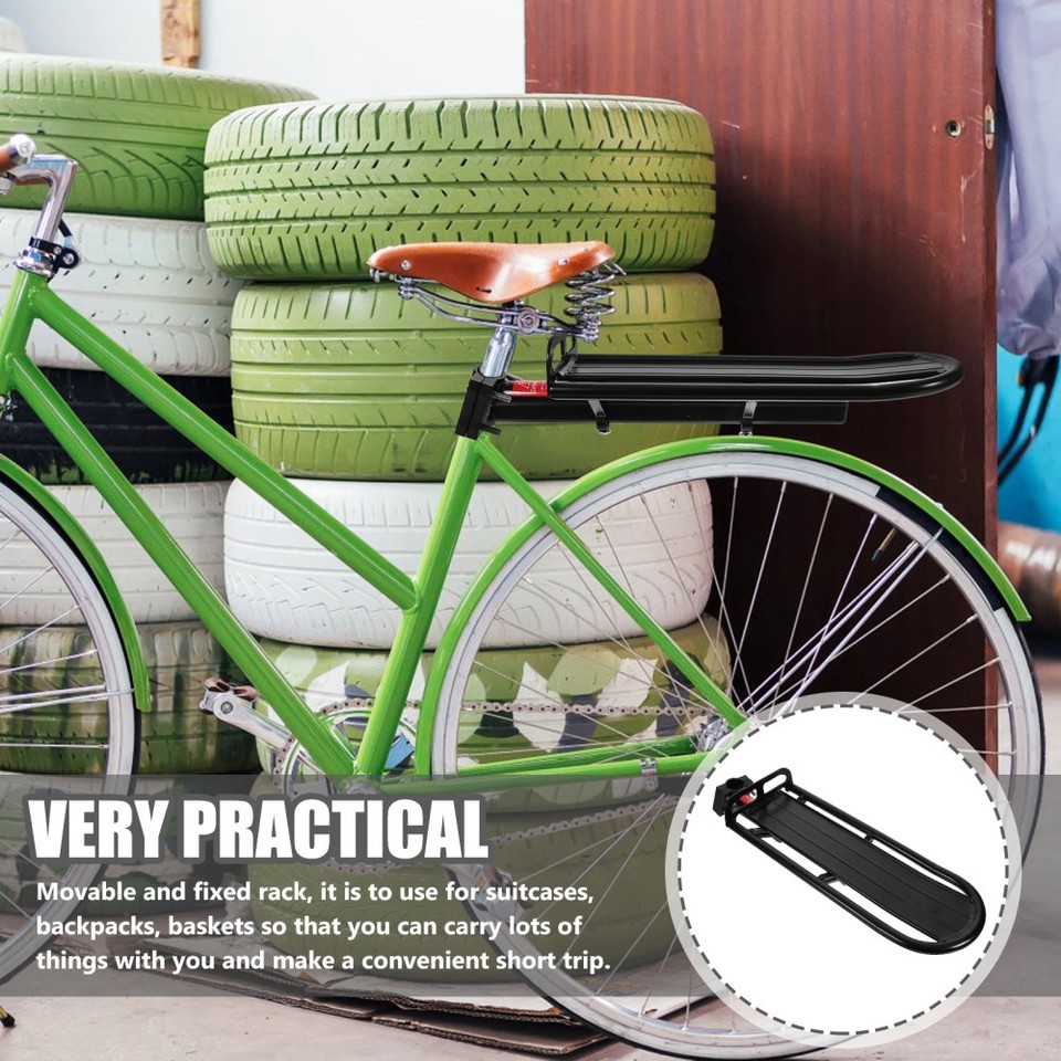 Bike Carrier Rack Seatpost Rear Pannier Luggage Carrier Bike Shelf ...