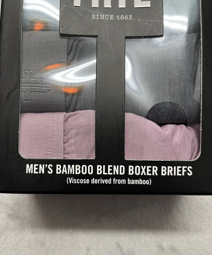 FRYE 4 Pack Boxer Briefs Men Small 28-30'' Multicolor Bamboo Blend Tag ...