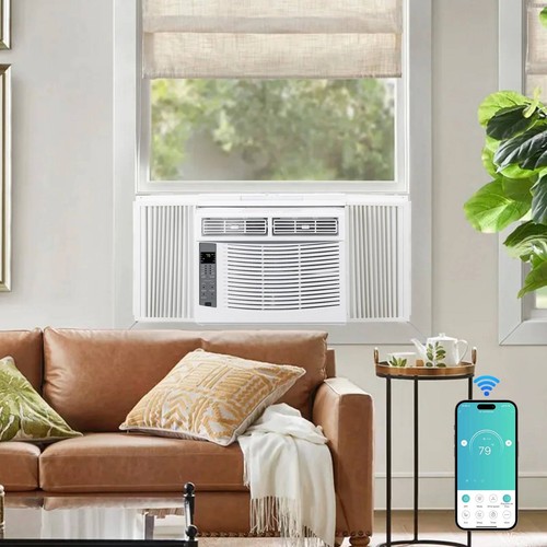6000 BTU Window Air Conditioner Energy Saving, Efficient Cooling Up to ...