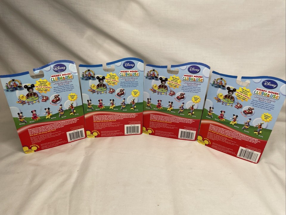 Disney Mickey Mouse Clubhouse Mouseka Figures Mickey Minnie Goofy ...