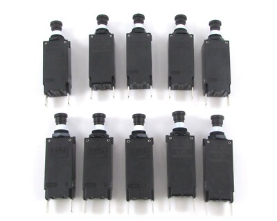 Lot of (10) ETA 9510-G213-P1F1-Z0R2B9 Push Pull Circuit Breaker 28 VDC ...