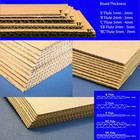 BROWN CORRUGATED CARDBOARD SHEETS A5 A4 A3 A2 A1 A0 SINGLE AND DOUBLE ...