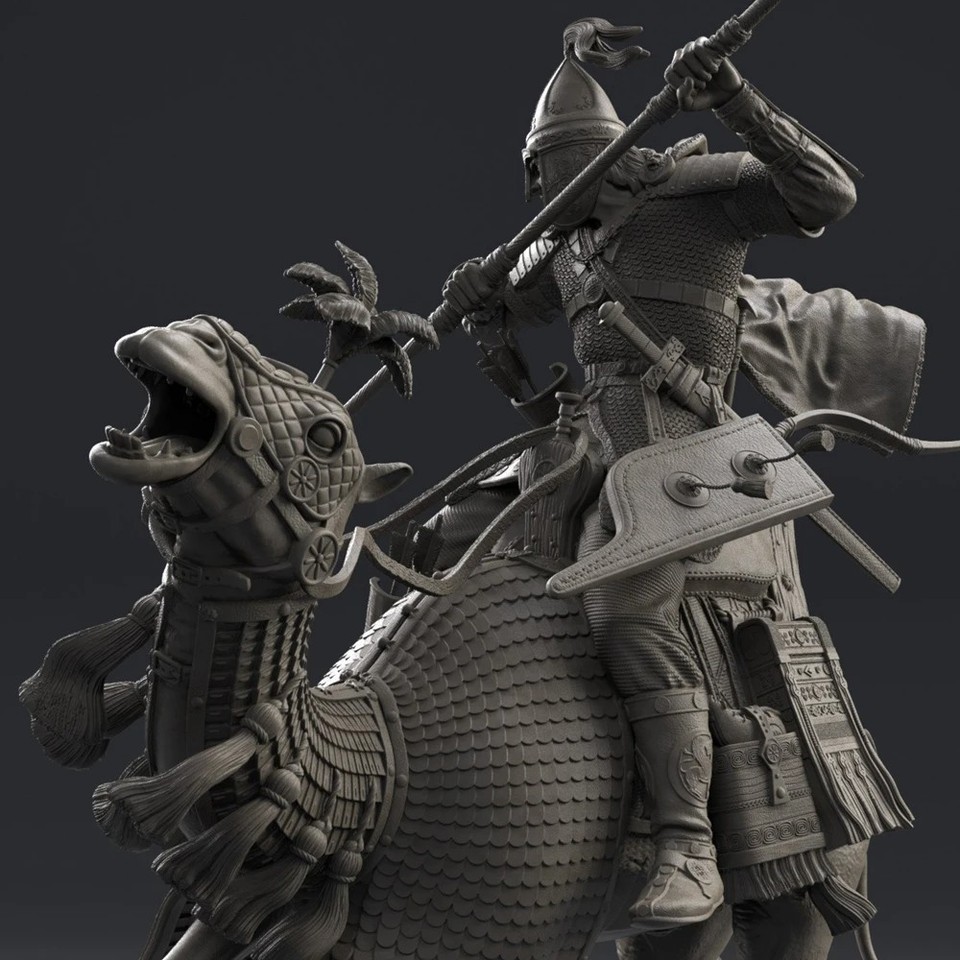 1/12 Resin Model Figure Kits GK , Historical themes，Unassembled And ...