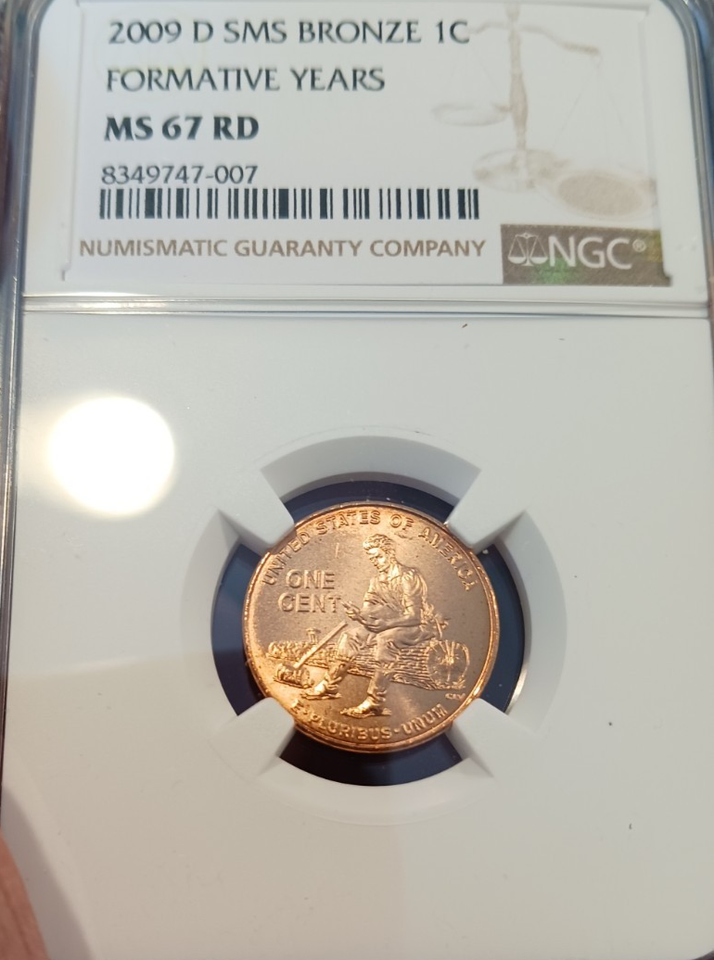 2009 D NGC MS67 SMS LINCOLN COPPER BRONZE CENT Birth Forma Prof ...