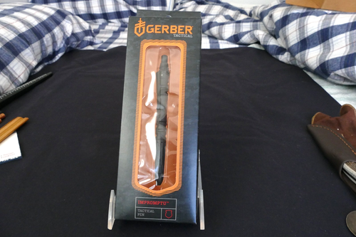 Gerber Impromptu Tactical Pen Black Stainless Steel USA 31-001880 New ...