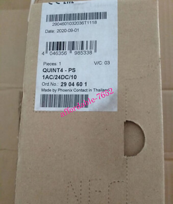 NEW Phoenix Contact 2904601 QUINT4-PS1AC/24DC/10 module DHL or FedEx | eBay