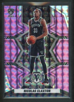 2021-22 NICOLAS CLAXTON 41/49 PANINI MOSAIC PINK | eBay