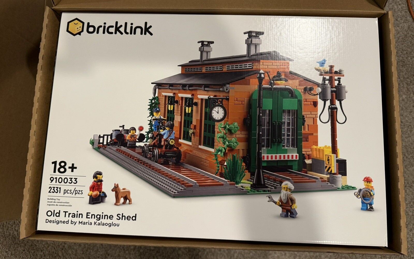 LEGO #910033 - Bricklink Designer Program - Old Train Engine Shed | eBay