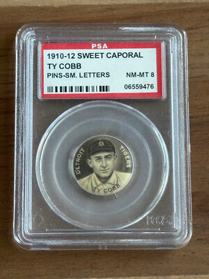 1910-12 Sweet Caporal Pins (P2) TY COBB SM. LTRS. HOF DETROIT TIGERS ...