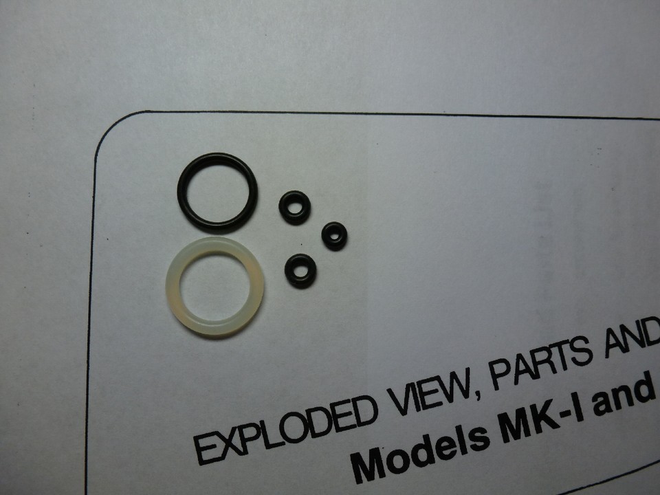 Crosman Mark MK I 1 Mark MK II 2 Pistol Seal Kit - Expl View Parts List ...