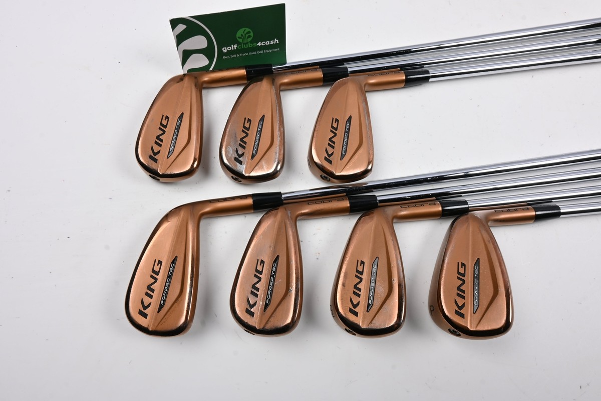 Cobra King Forged Tec Copper Irons / 4-PW / Stiff Flex KBS Cobra King Forged Tec Copper Irons / 4-PW / Stiff Flex KBS