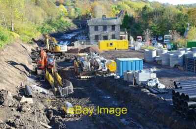 Photo 6x4 Construction work on the Borders Railway, Gorebridge Station ...