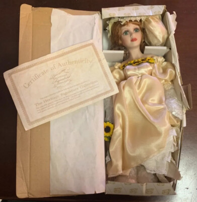 Heritage Signature Collection Porcelain Collector Doll #12408 ‘Sonia ...
