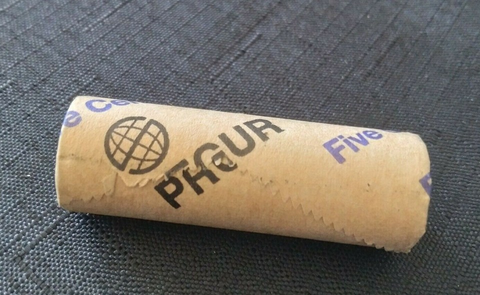 2015 Australia 5c Cent Coin Security Roll - Uncirculated Rolls Heads ...