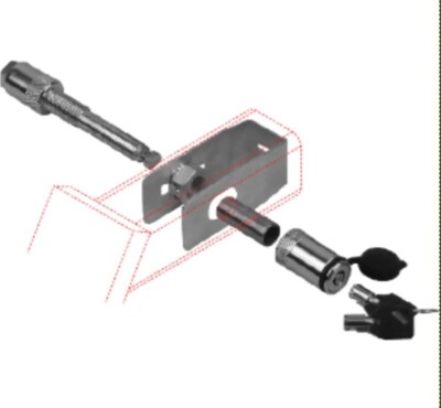 ANTI RATTLE SECURE LOCK HITCH PIN TOW BAR TRAILER - Superior Springless ...