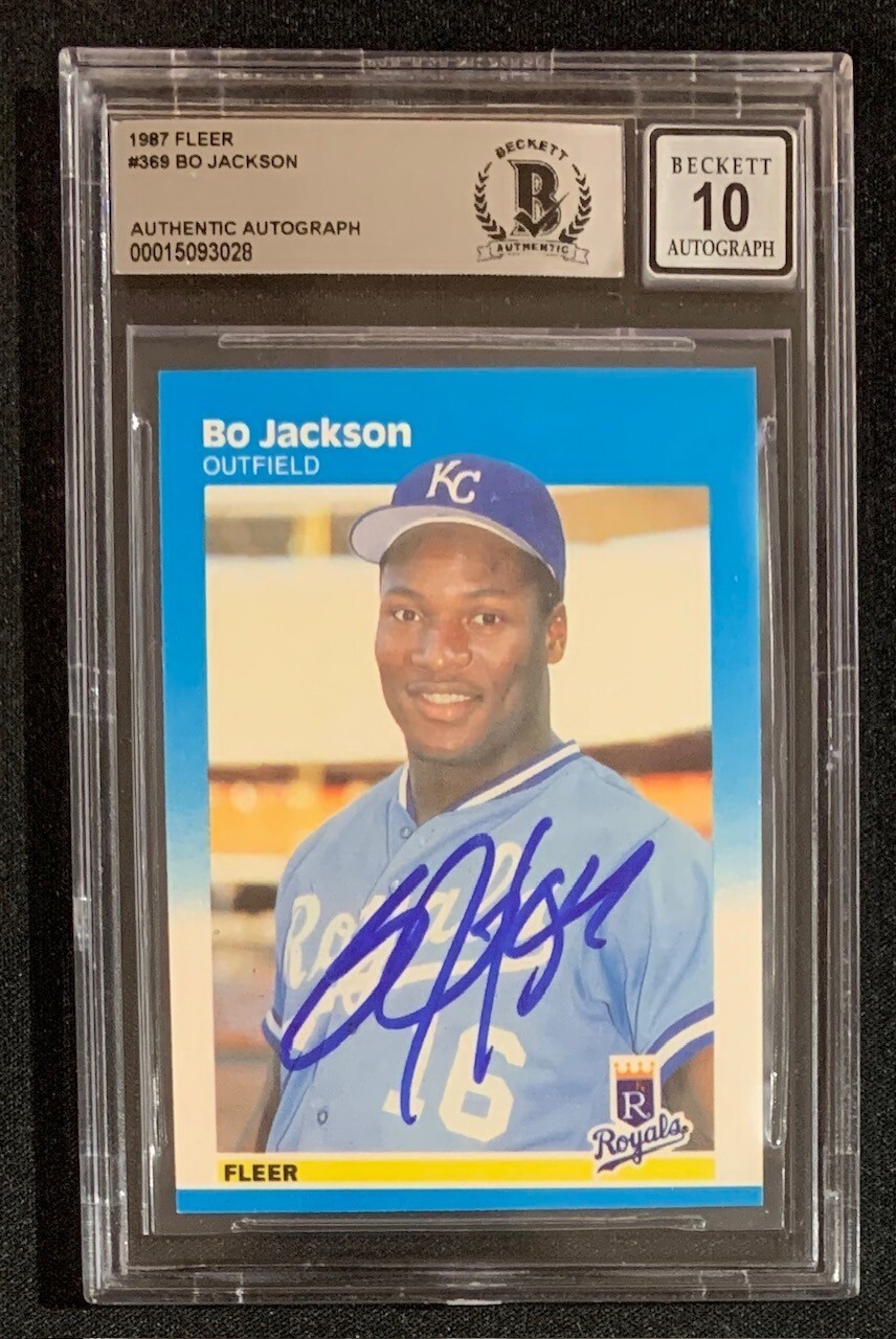 Bo Jackson Autographed Memorabilia | Signed Photo, Jersey, Collectibles ...