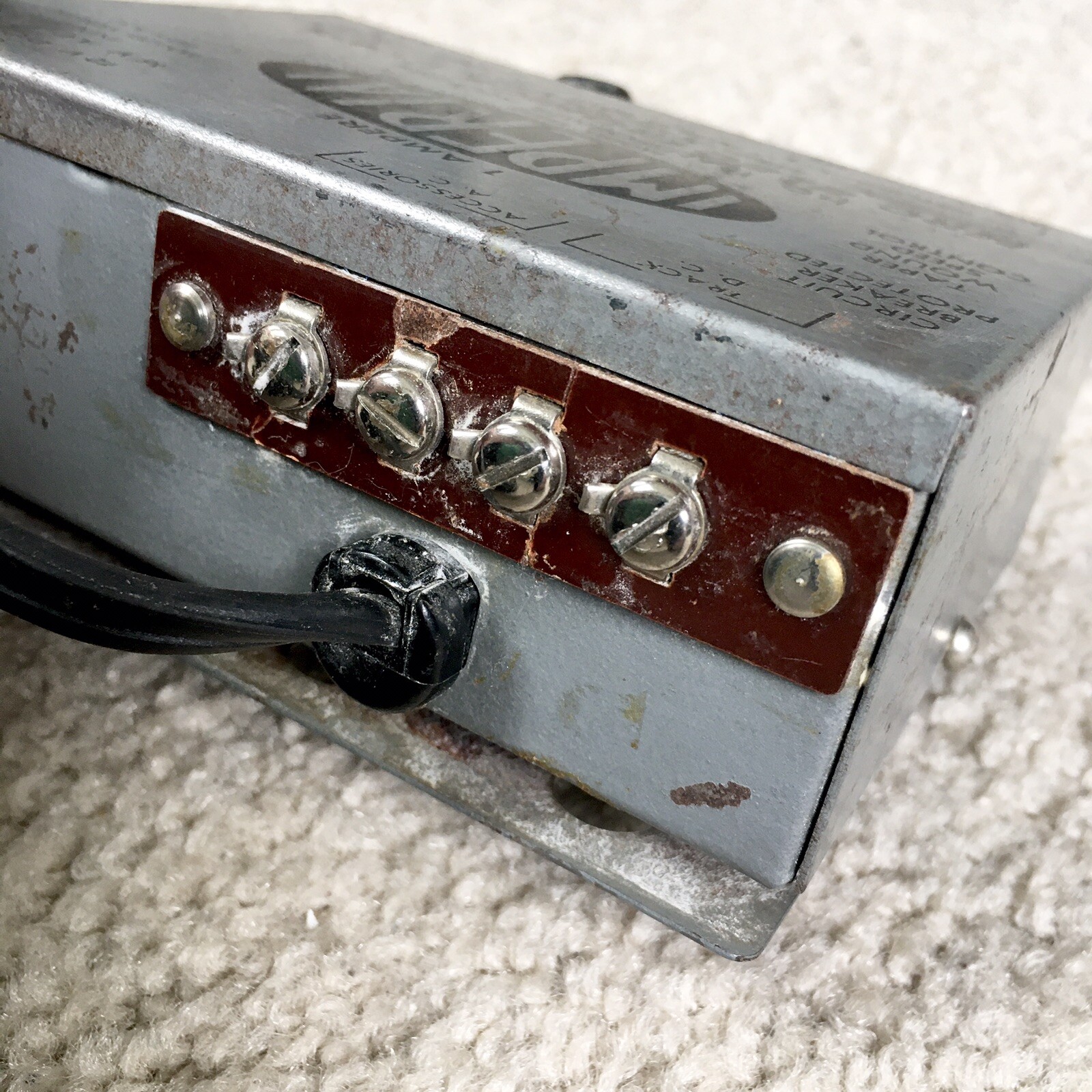 Vintage MRC IMPERIAL HO Transformer Rectifier Model T1000 - Model ...