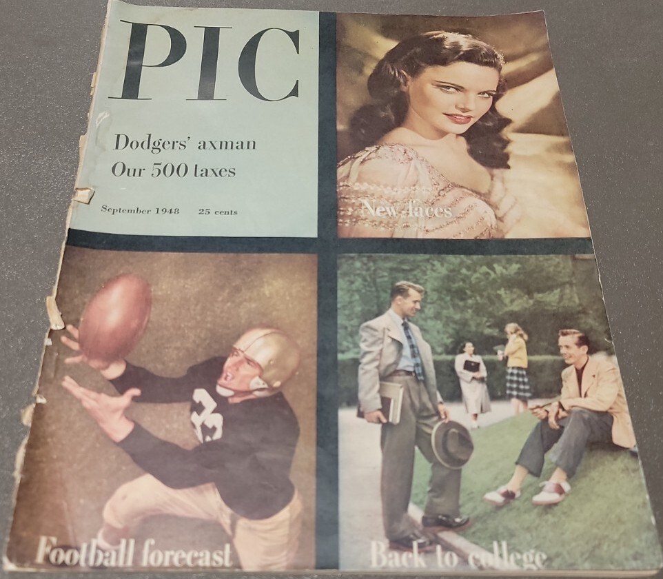 PIC Magazine September 1948 College Football Vintage | eBay