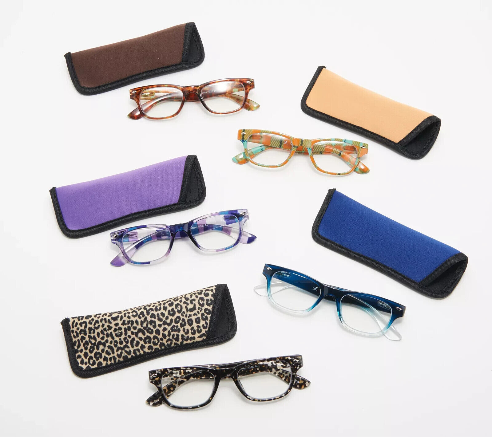 Hummingbird Basel Set of 5 Blue Light Reading Glasses Multi Strength 3. ...