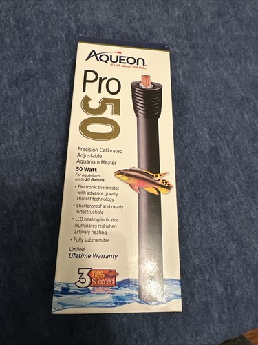 Aqueon Pro Precision Calibrated Aquarium Heater 50 Watt | eBay