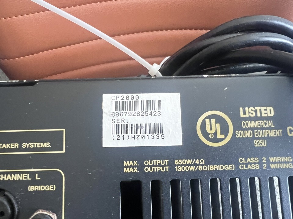 YAMAHA CP2000 POWER AMPLIFIER VERY RARE | eBay