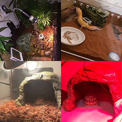 Gecko Hideout Cave Lizard Hideouts Tortoise Rock Hideaway Turtle Resin ...