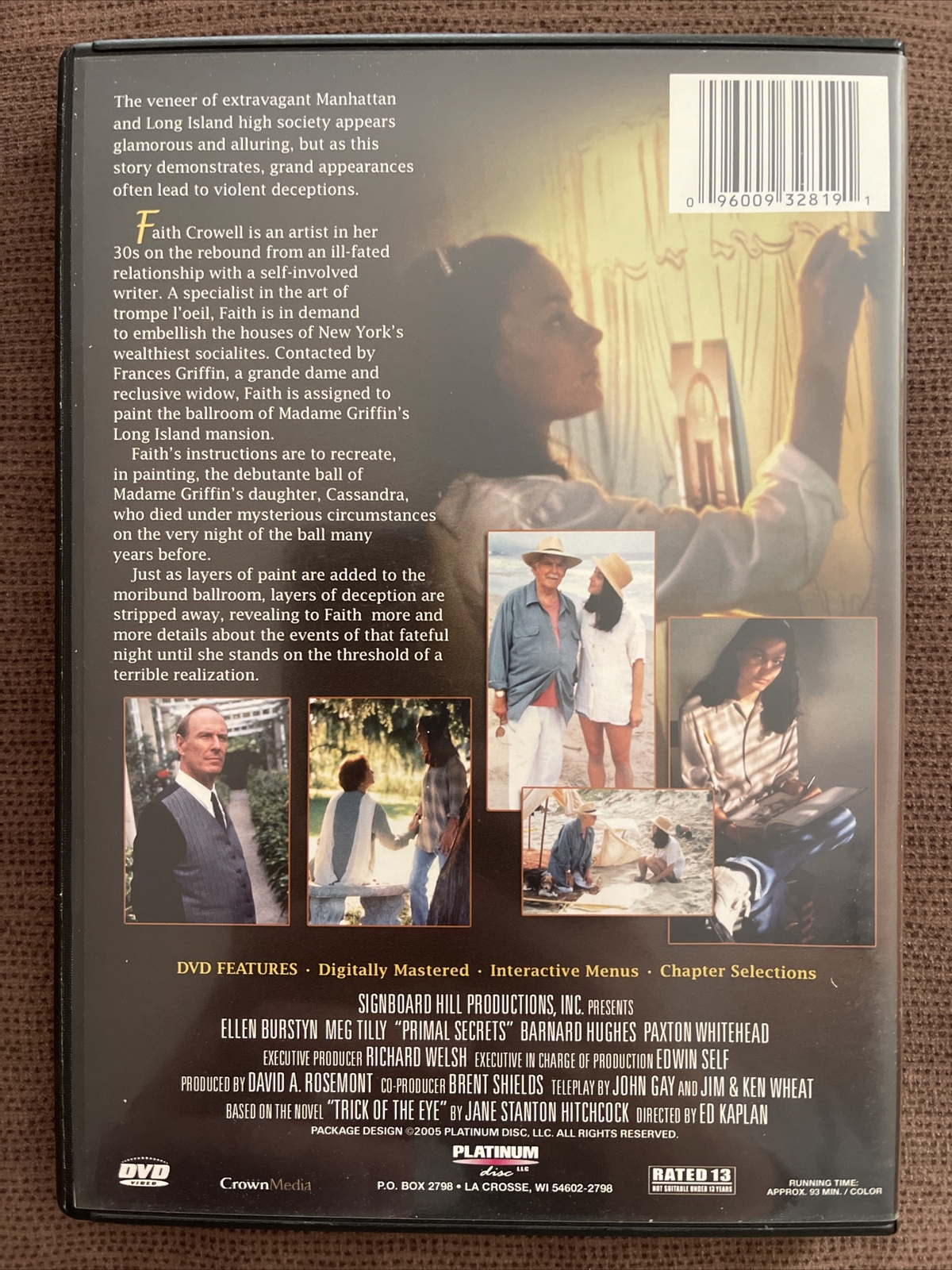 Primal Secrets (DVD, 2005) Ellen Bursting, Meg Tilly, Barnard Hughes ...