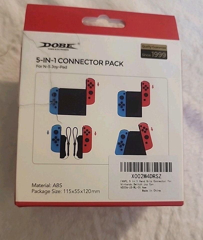 FANPL 5 in 1 Hand Grip Connector for Nintendo Switch Joy Con & OLED ...