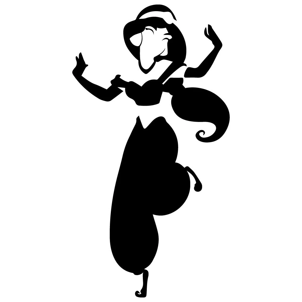 Disney Jasmine Silhouette