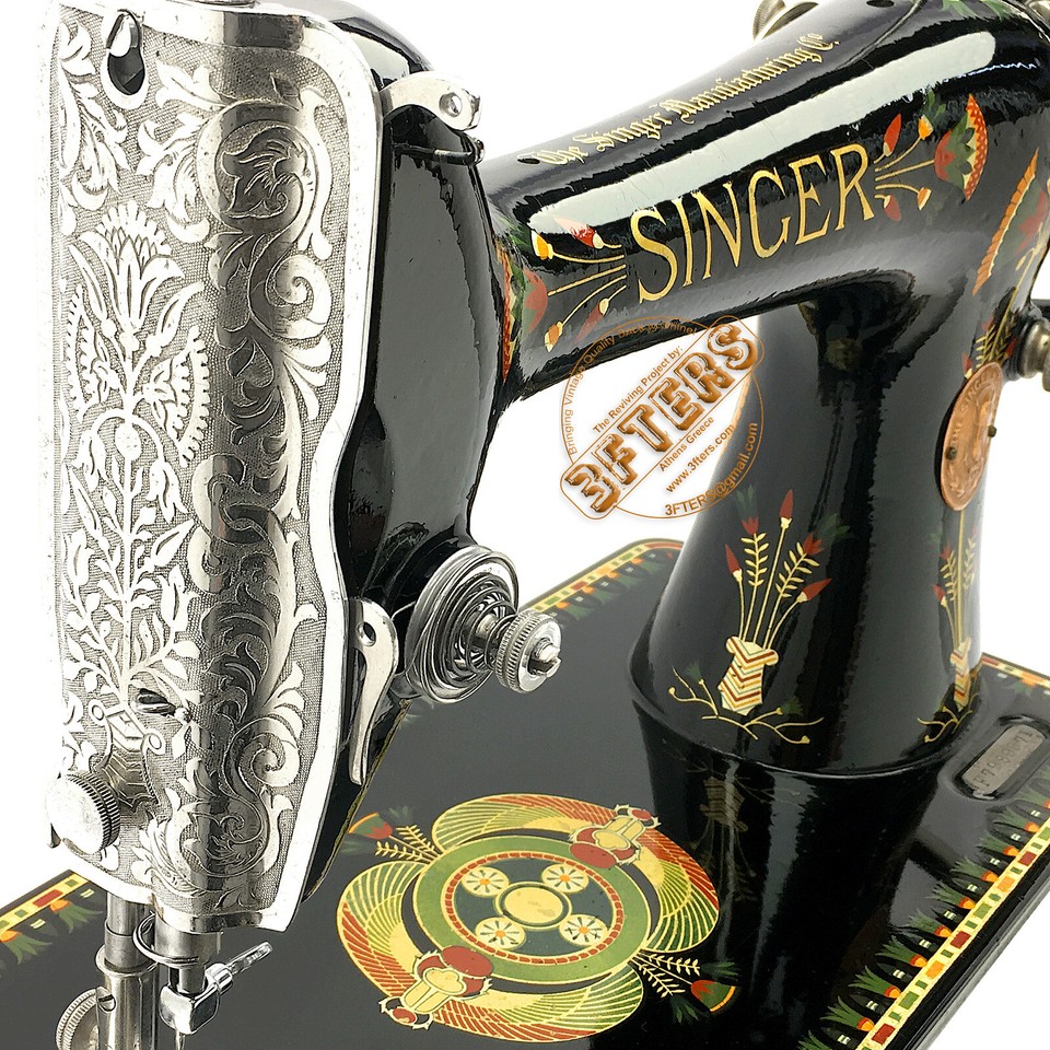 SINGER 66k Lotus Sewing Machine Restored & Serviced by 3FTERS | eBay