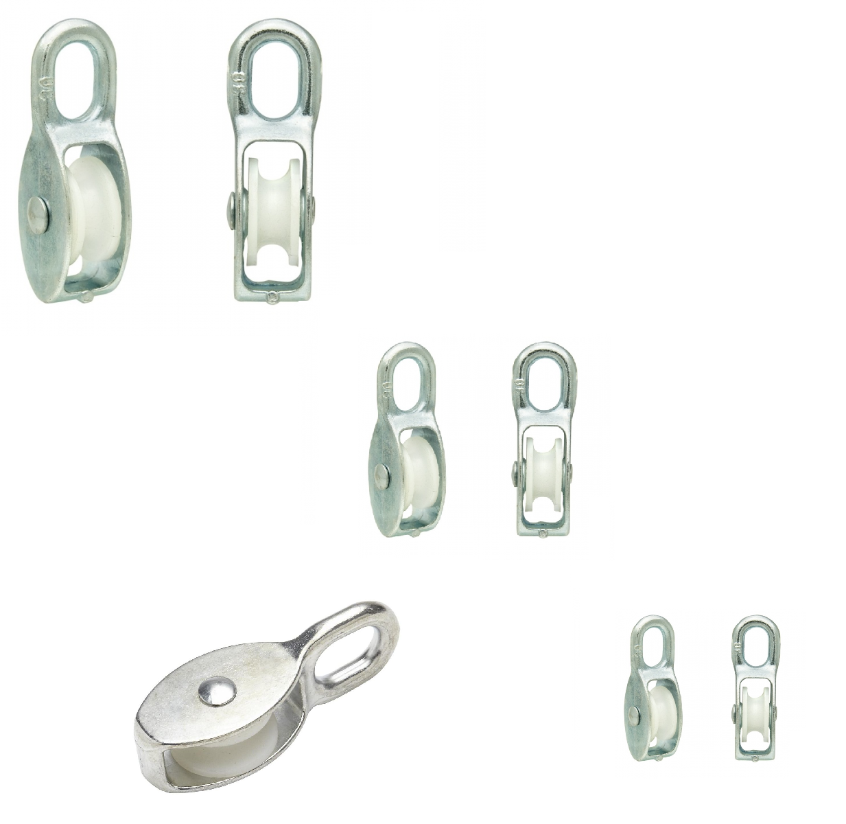 STRONG GALVANISED METAL LIFTING SINGLE PULLEY Sheave Line/Rope/Cable ...